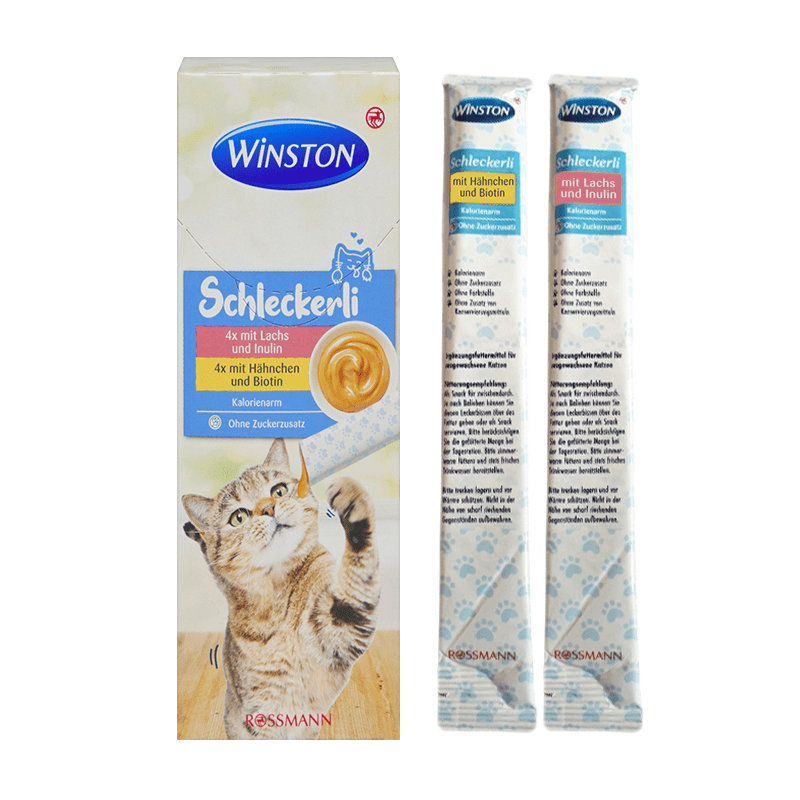 بستنی گربه وینستون در 2 طعم مرغ و ماهی(8 عددی) – پت شاپ ترنج